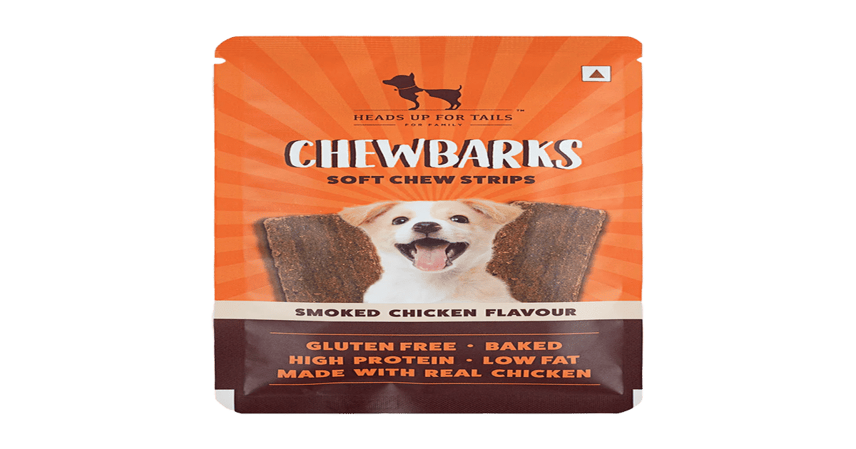 Buy HUFT Chewbarks Smoked Chicken Soft Chew Strips Treat For Dogs ...