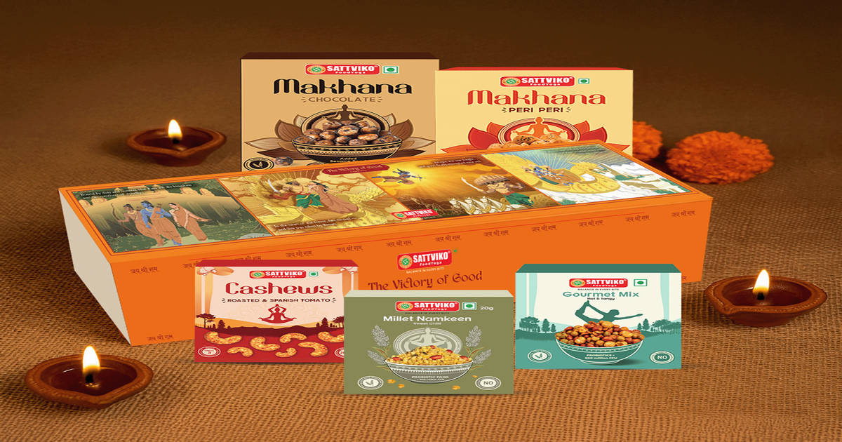 Buy Sattviko Makhana, Cashew & Millet Snack Combo Online (190 g x 2) At ...