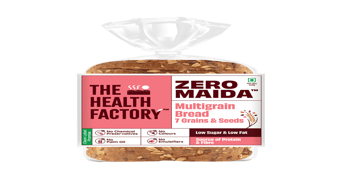 Buy The Health Factory Multigrain Bread (Zero Maida) Online (250 g x 2 ...