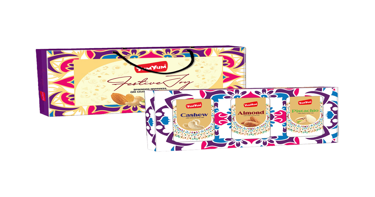 Buy YUM YUM Dry Fruits Gift Box 300g Online (300 g x 5) At Best Price