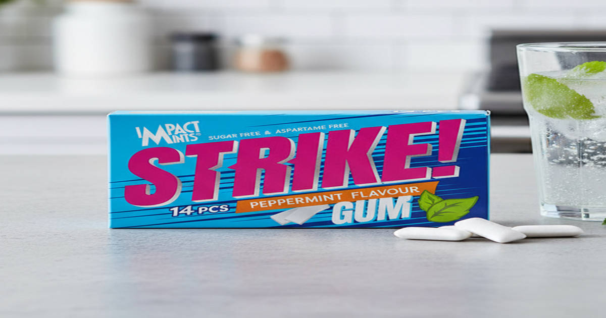 Buy Impact Mint Strike Sugarfree Peppermint Gum Online (29 g) At Best Price
