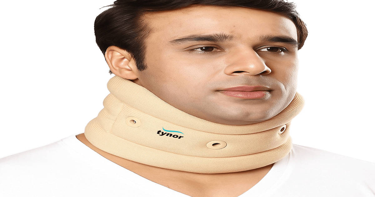 Buy Tynor Cervical Collar Soft with Support (Medium, Beige) Online (1 ...