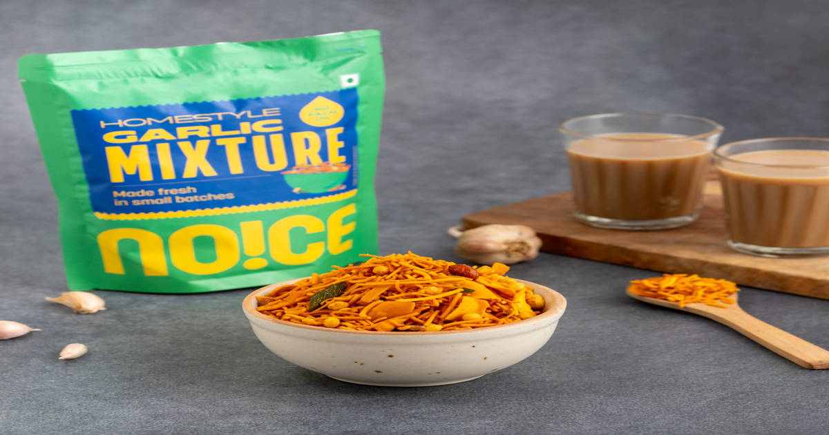 Buy NOICE Homestyle Garlic Mixture (No Palm Oil Snacks & Namkeen ...