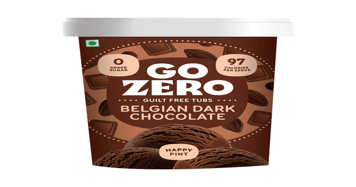 Buy Go Zero Belgian Dark Chocolate Guilt Free Ice Cream Tub Online (500 ...