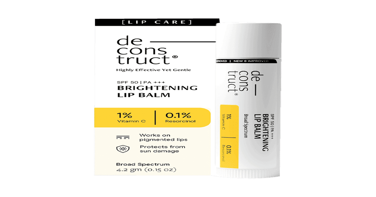 Buy Deconstruct Brightening Lip Balm SPF 50 | Moisturizes Dry Lips ...