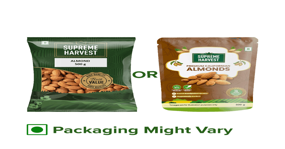Buy Supreme Harvest Almond Online (500 g) At Best Price