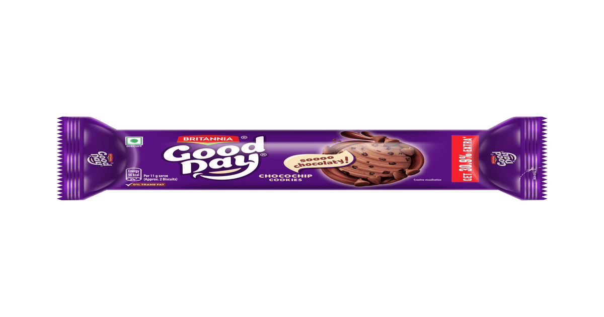 Buy Britannia Good Day Chocochip Cookies | Zero Trans Fat Online () At ...