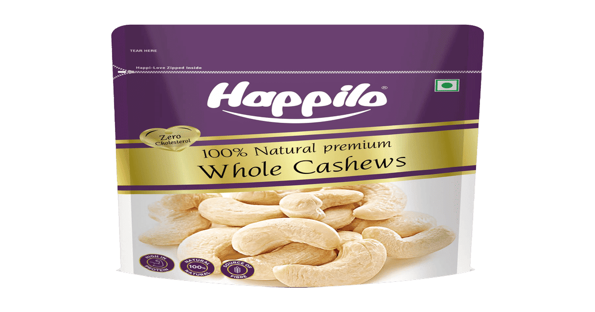 Buy Happilo 100% Natural Premium Whole Cashews Online (450 g) At Best Price