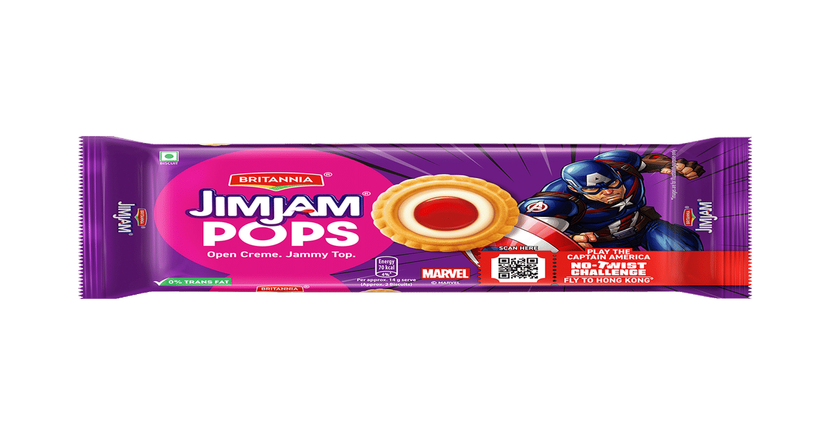 Buy Britannia Jim Jam POPS Crunchy Open Cookie with Vanilla Creme ...