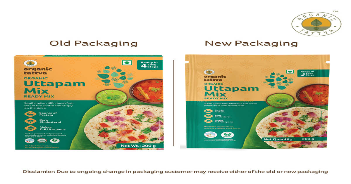 Buy ORGANIC TATTVA Uttapam Ready Mix Online () At Best Price