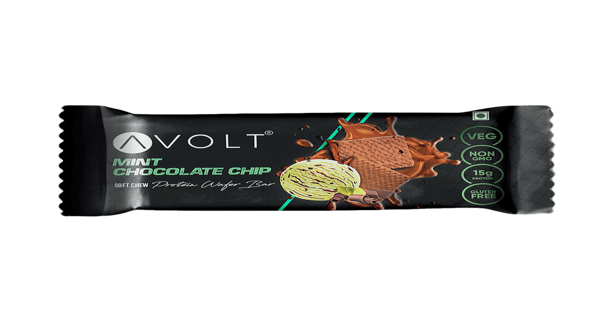 Buy Avolt Mint Chocolate Chip 15g Protein Wafer Bar Online (50 g) At ...