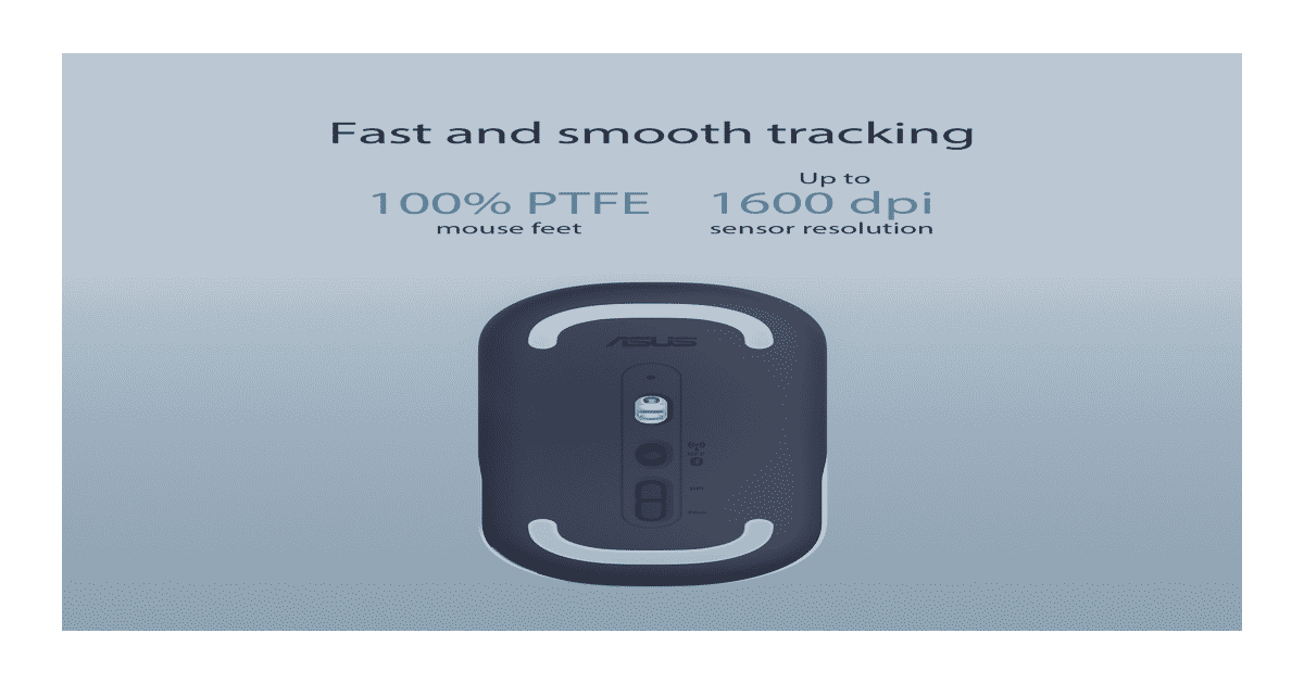 Buy ASUS MD100 Marshmallow Multi Device Wireless Mouse/1600 DPI - Quiet ...