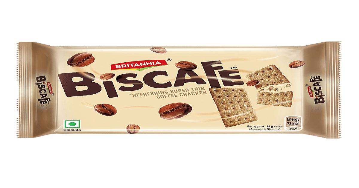 Buy Britannia Biscafe Super Thin Coffee Crackers Online (100 g x 2) At ...