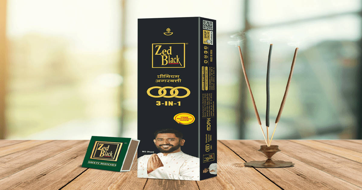 Buy Zed Black 3-in-1 Large Pack with Matchbox Online (100 g) At Best Price