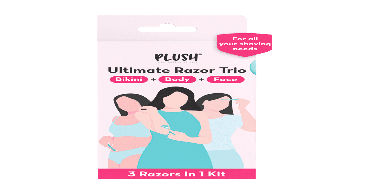 Buy Plush Ultimate Razor Trio | Face, Body & Bikini Combo Razor Online ...