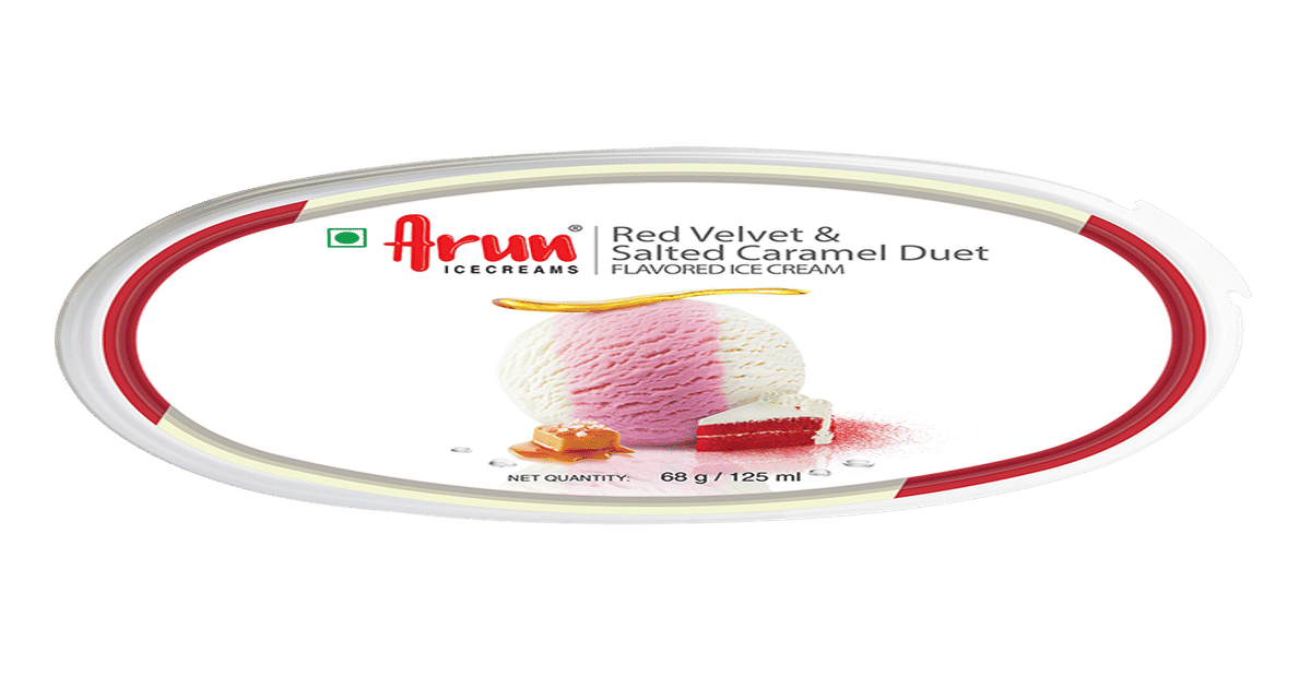 Buy Arun Red Velvet & Salted Caramel Ice Cream Cup Online () At Best Price