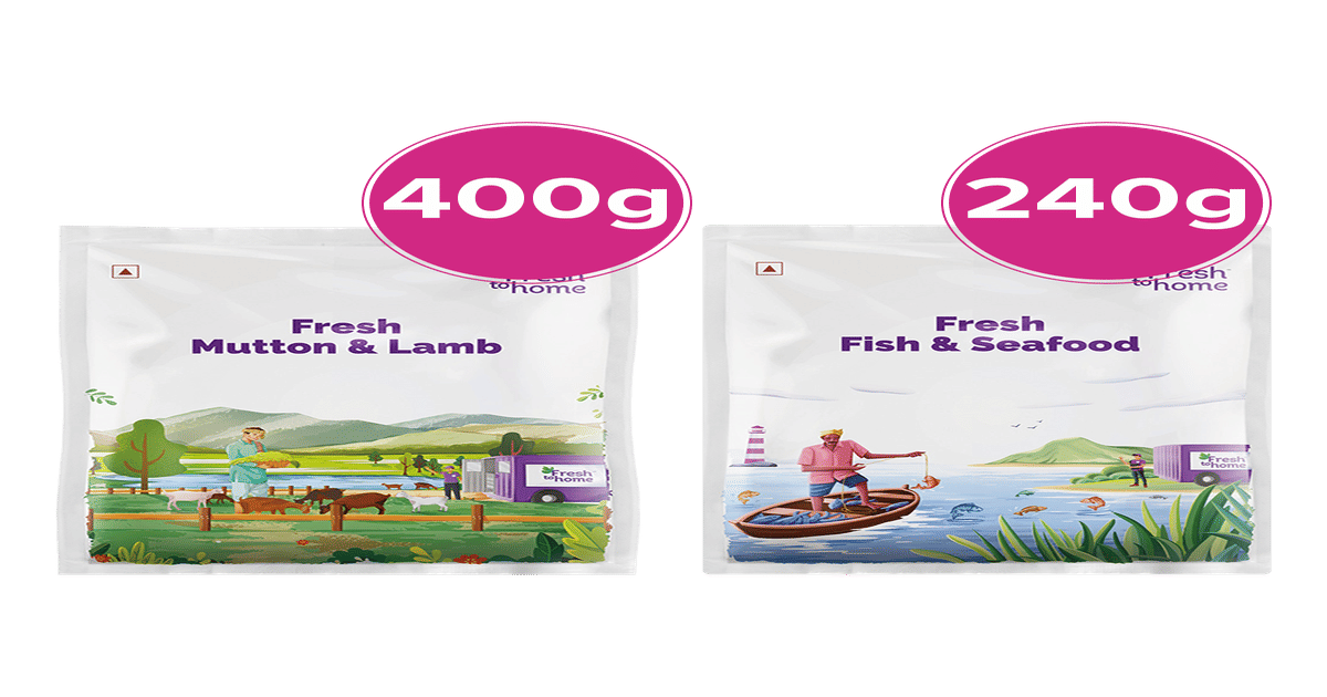 Buy Freshtohome Premium Tender Lamb Curry Cut 400G + Freshtohome ...