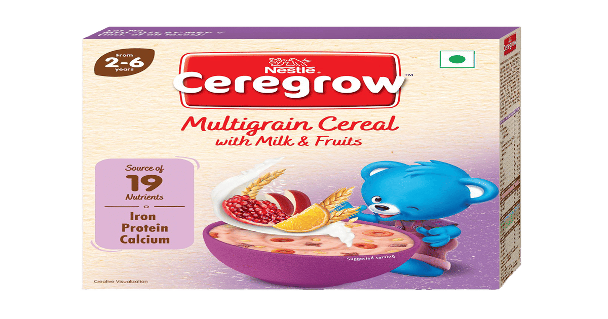 Buy Ceregrow Growing Up Multigrain Cereal with Milk & Fruits Online ...