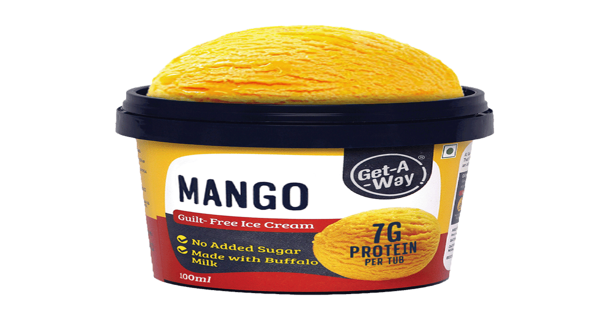 Buy Get-A-Way Healthy Ice Creams Mango Ice Cream Online (100 ml x 3) At ...