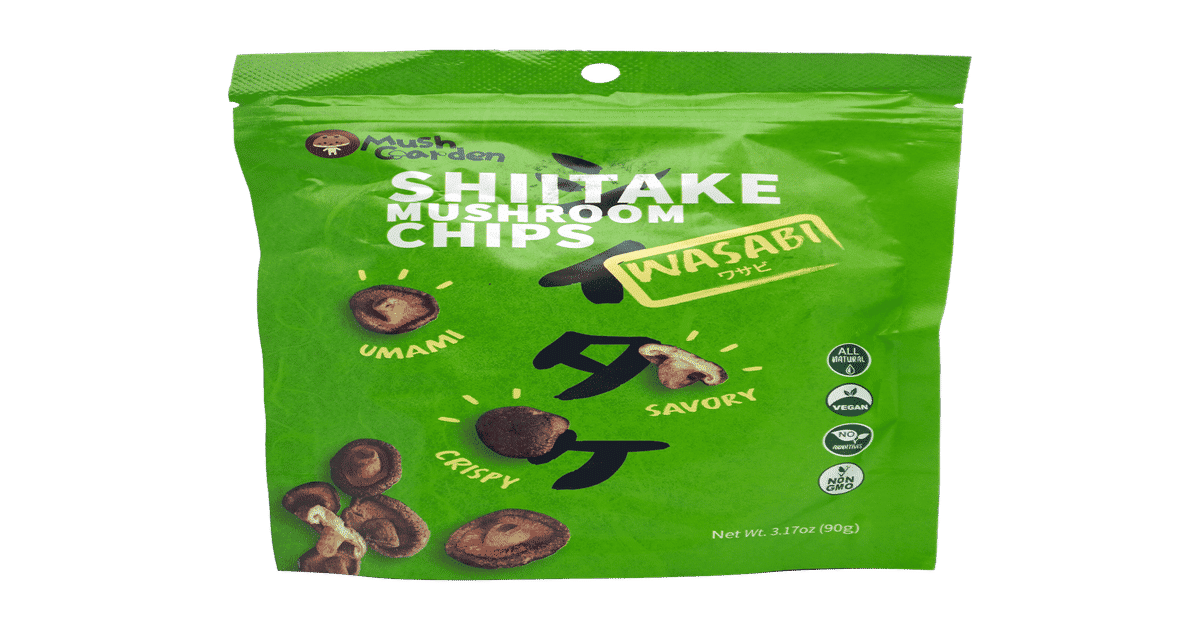 Buy Shiitake Mushroom Chips Wasabi Online () At Best Price