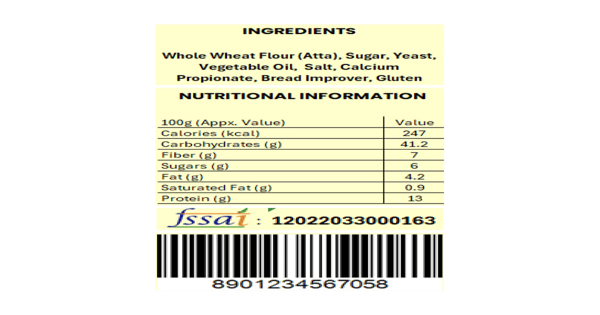 Buy PARIS BAKERY Wheat Bread Online () At Best Price