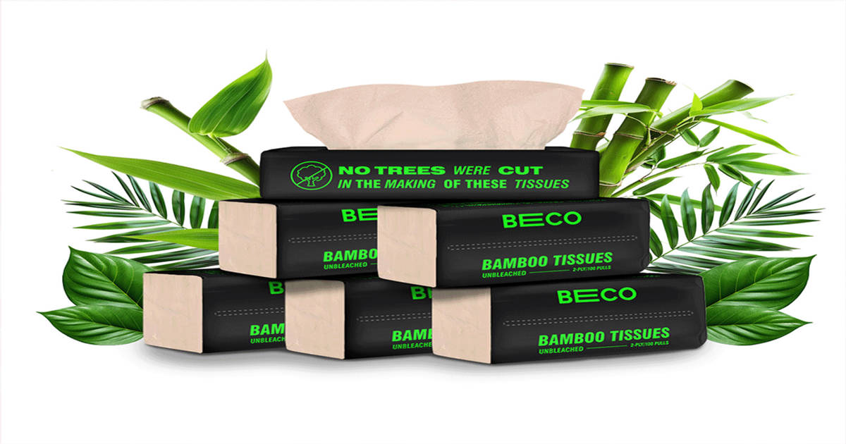 Buy Beco Bamboo Super Soft Facial Tissue Online (6 Pieces) At Best Price
