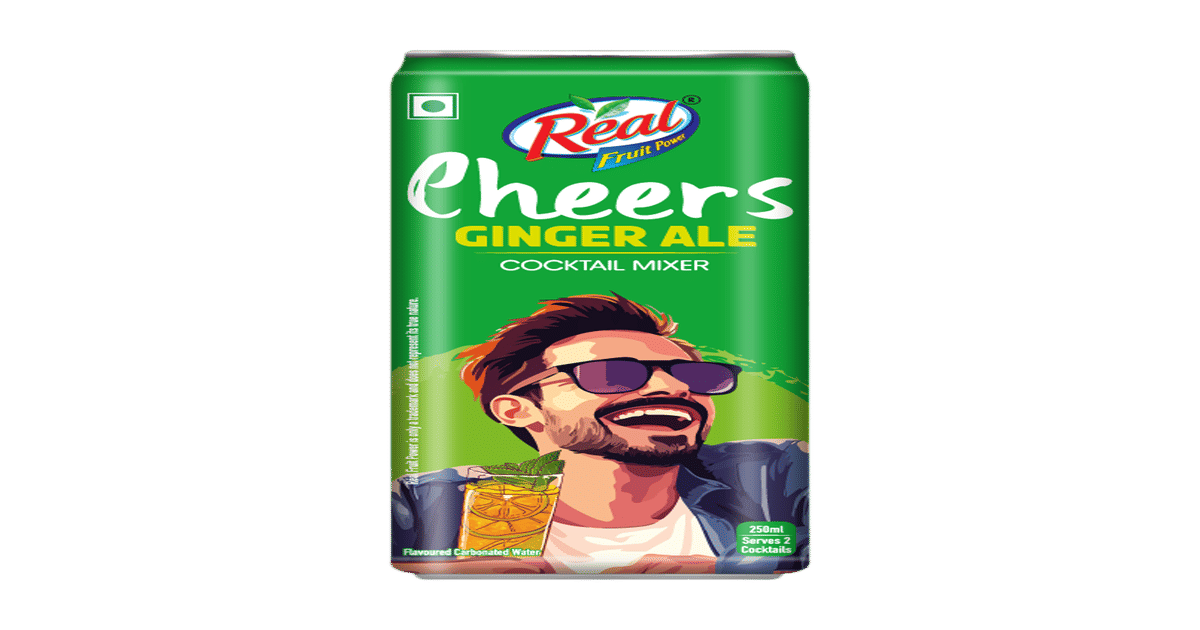 Buy Real Cheers Ginger Ale - Cocktail Mixer Online (250 ml x 4) At Best ...