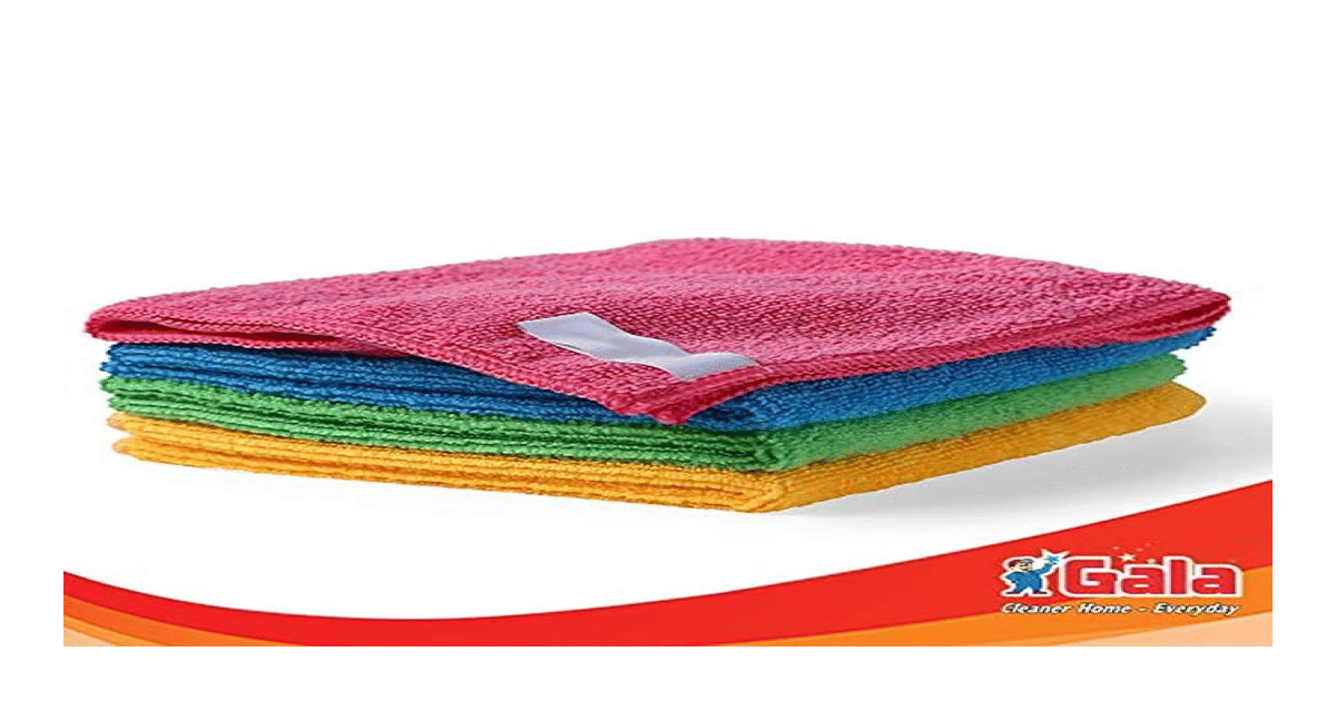 Buy Gala Microfiber Cleaning Cloth (30x30cm, Multicolour) Online (4 ...