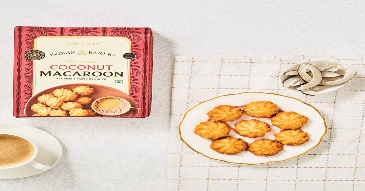 Buy Anand Sweets Coconut Macroon Biscuits Online (200 g x 2) At Best Price