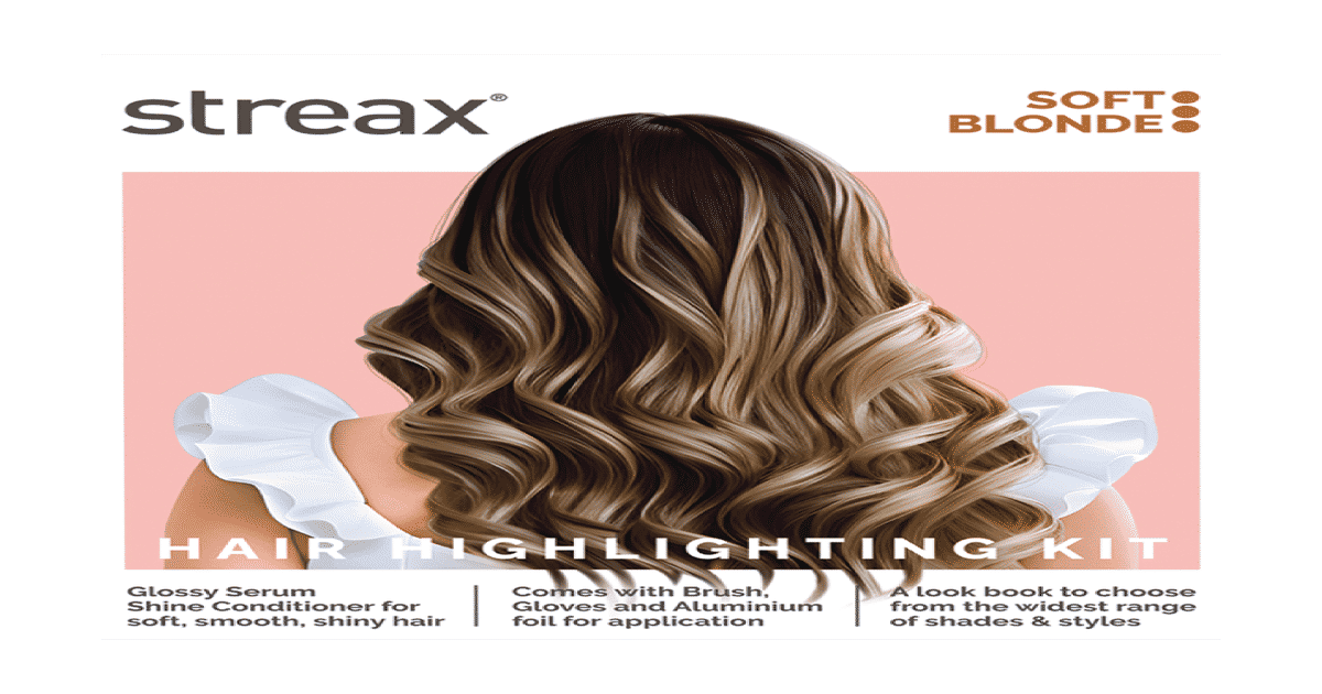 Buy Streax Hair Colour Highlighting Kit, Soft Blonde| For Women I Rich ...