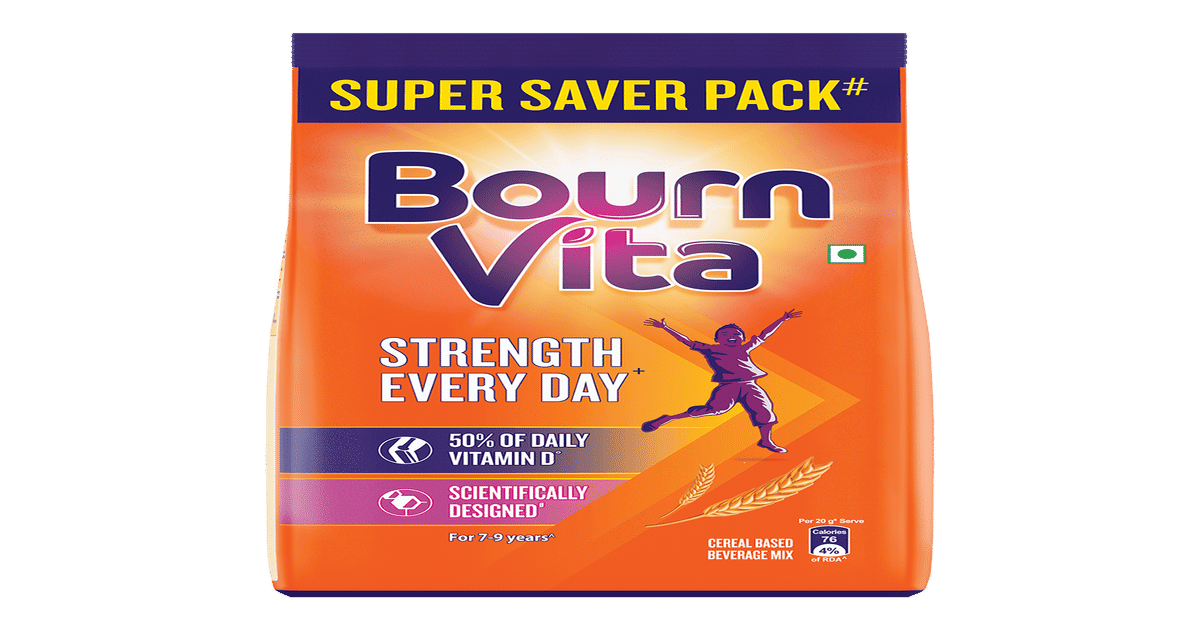 Buy Bournvita Chocolate Health Drink, 1kg Pouch Online (1 kg x 2) At ...