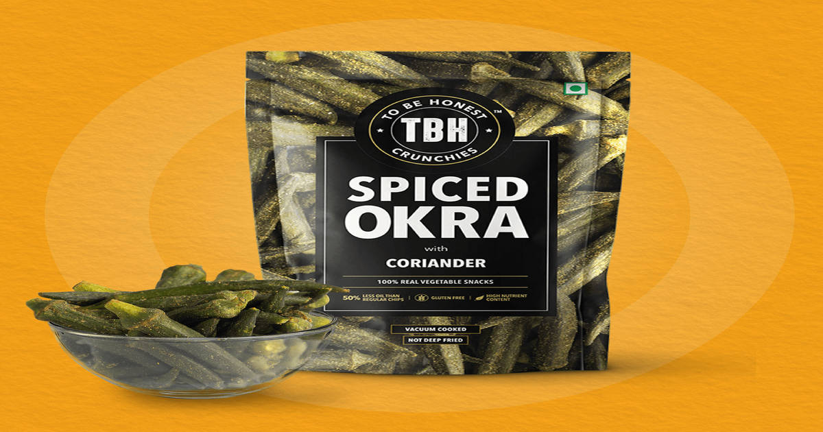 Buy Tbh - To Be Honest Coriander Spiced Okra Chips Online () At Best Price