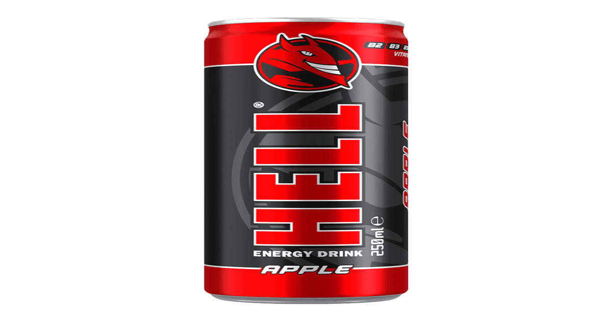 Buy HELL ENERGY Drink Apple Online (250 ml x 4) At Best Price