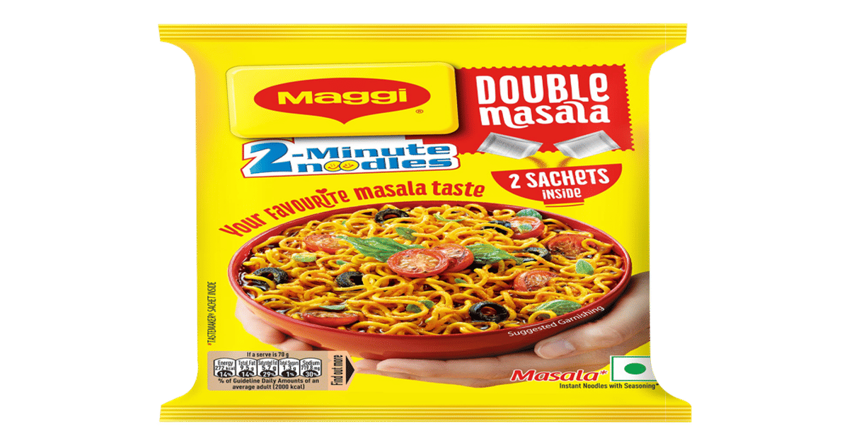 Buy Maggi Double Masala Instant Noodles Online (95 g x 2) At Best Price