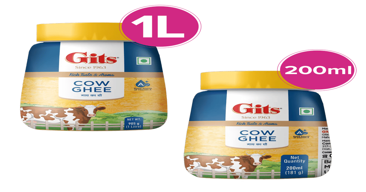 Buy Gits Cow Ghee, Desi Ghee & Gits Cow Ghee Plastic Bottle Online (1 ...