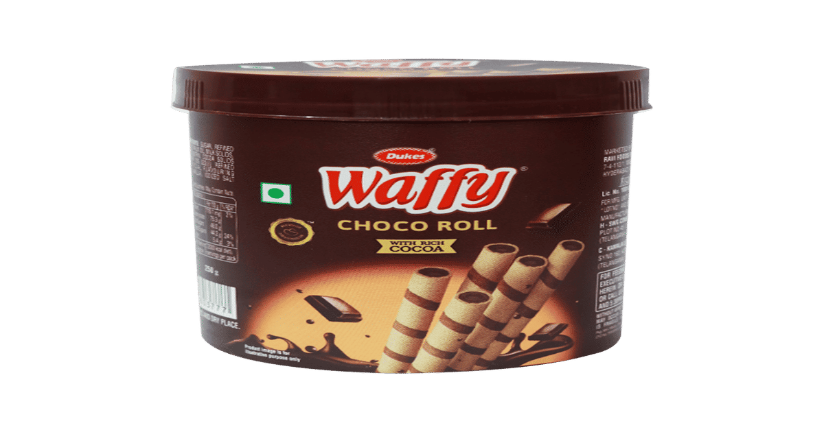 Buy Dukes Waffy Chocolate Wafer Rolls Online (250 g x 2) At Best Price