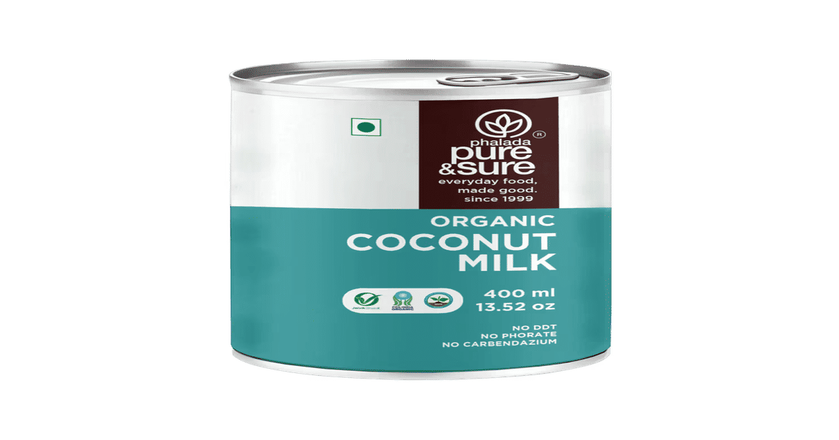 Buy Phalada Pure & Sure Organic Coconut Milk Online (400 ml) At Best Price