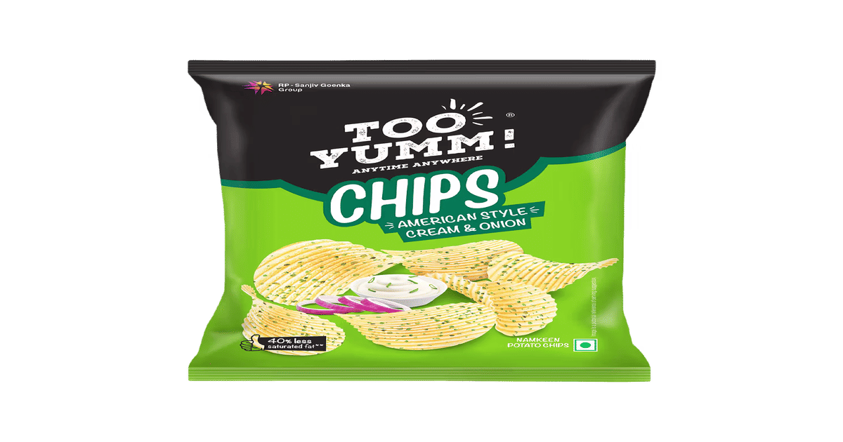 Buy Too Yumm! Potato Chips American Sour Cream And Onion Online (82 g x ...