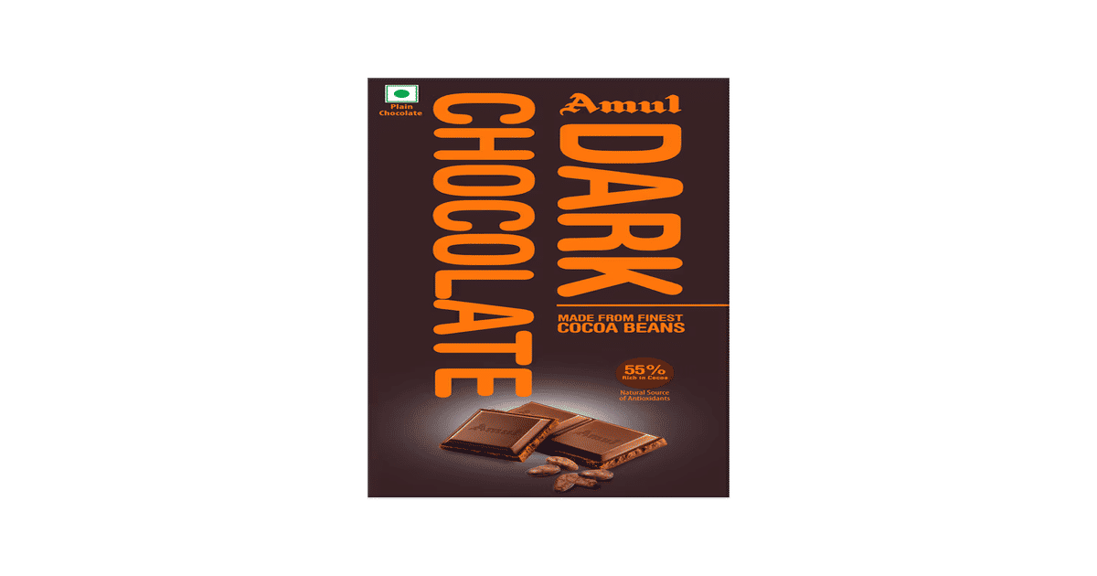 Buy Amul Dark Chocolate Online (150 g x 2) At Best Price