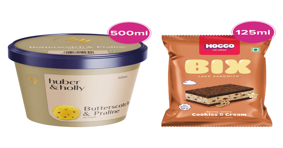 Buy Huber & Holly Butterscotch and Praline Ice Cream Tub & Hocco Cookie ...