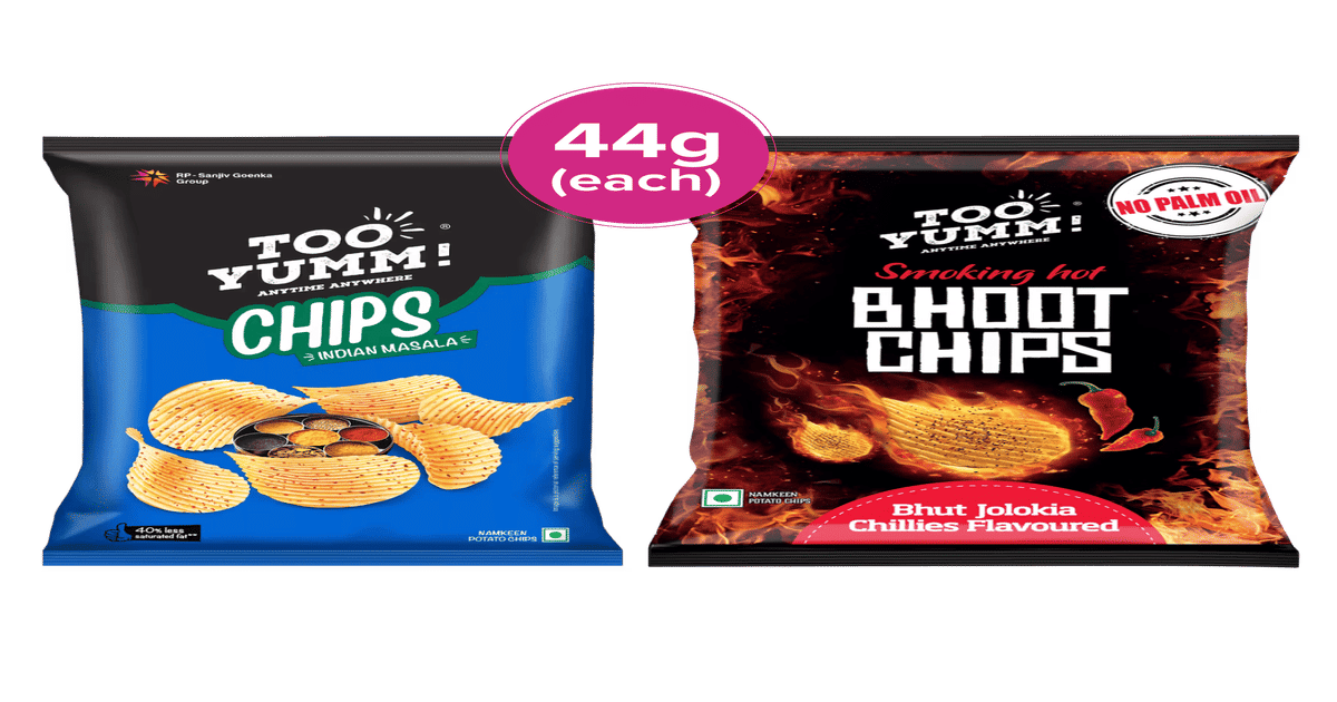 Buy Too Yumm! Indian Masala Potato Chips | Crispy Crunchy Snack Food ...