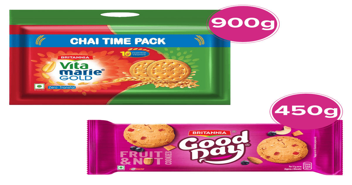 Buy Britannia Good Day Fruit & Nut Cookies | Zero Trans Fat & Britannia ...