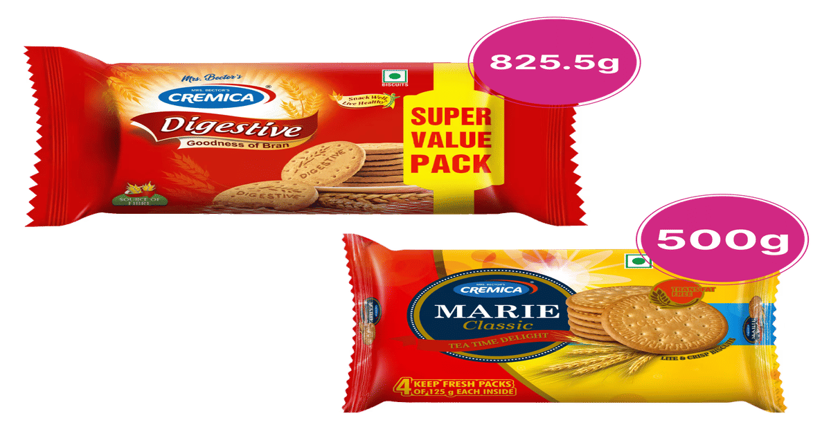 Buy CREMICA Digestive Biscuits Super Value Pack & CREMICA Marie Classic ...