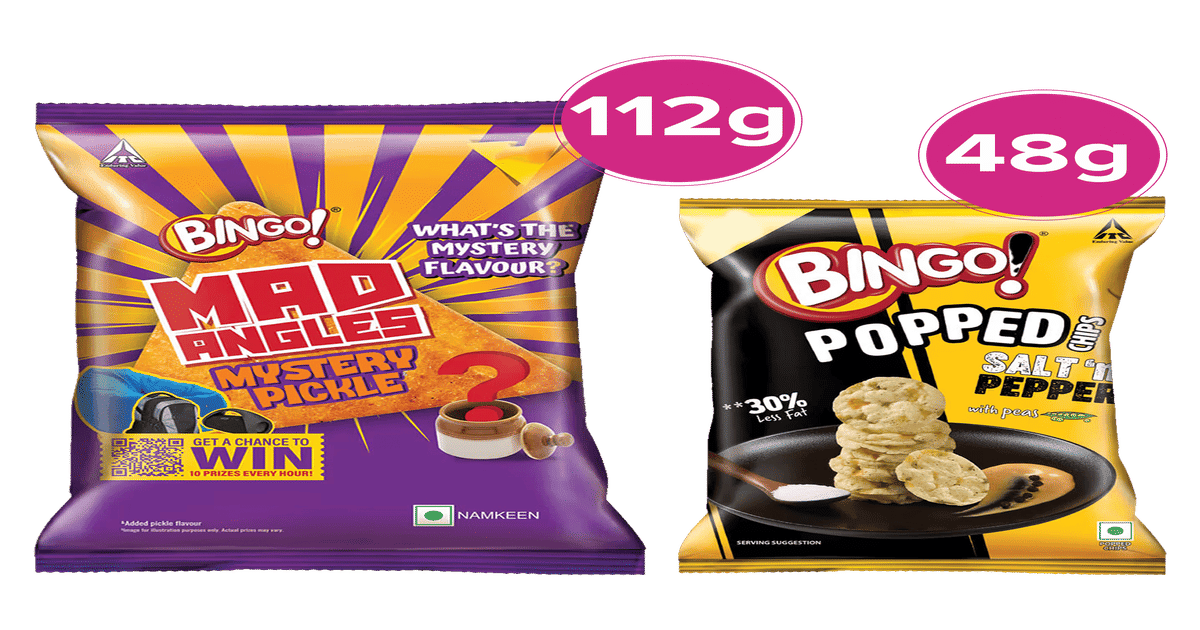 Buy Bingo Mad Angle Mystery Pickle & Bingo Popped Chips Salt n Pepper ...