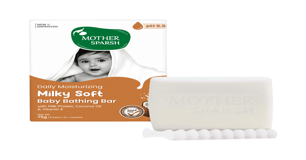 Buy Mother Sparsh Milky Soft Daily Moisturizing Baby Bathing Bar (0 ...