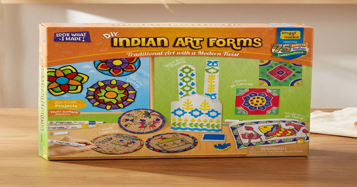 Buy Imagimake Indian Art Forms - Art & Craft Kit | Creative Birthday ...
