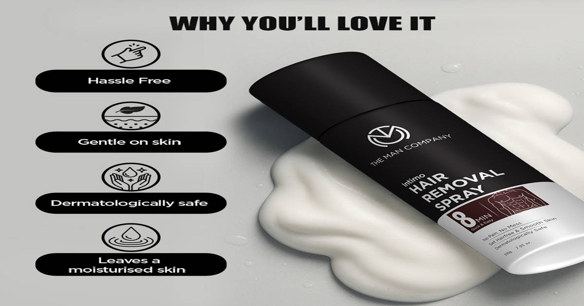 Buy The Man Company Intimo Instant Hair Removal Spray For Men & Women ...
