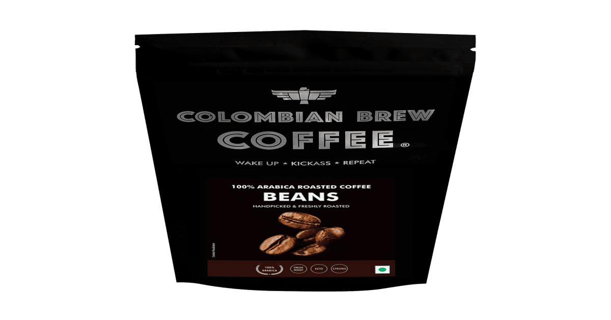 Buy Colombian Brew Coffee 100% Arabica Roasted Coffee Beans, Premium ...