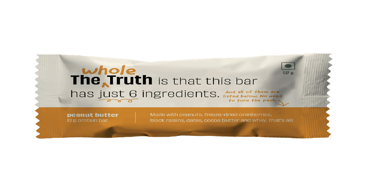 Buy The Whole Truth Peanut Butter Protein Bar Online (52 g) At Best Price