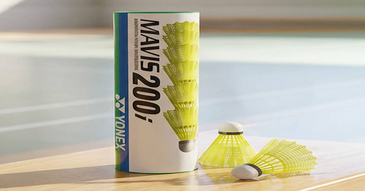 Buy Yonex Mavis 200i Nylon Shuttlecocks (Yellow) Online (6 pieces) At ...